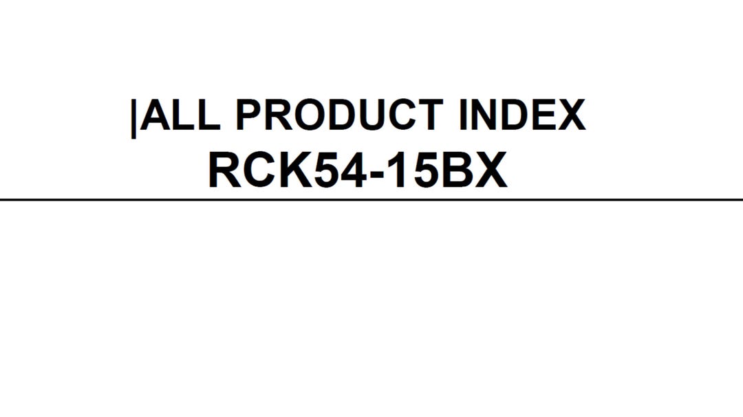 Kubota RCK54 15BX Mower Spare Parts List Pdf Digital Download - Etsy