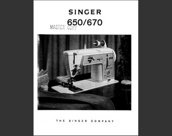 Singer 670 Manual - Etsy