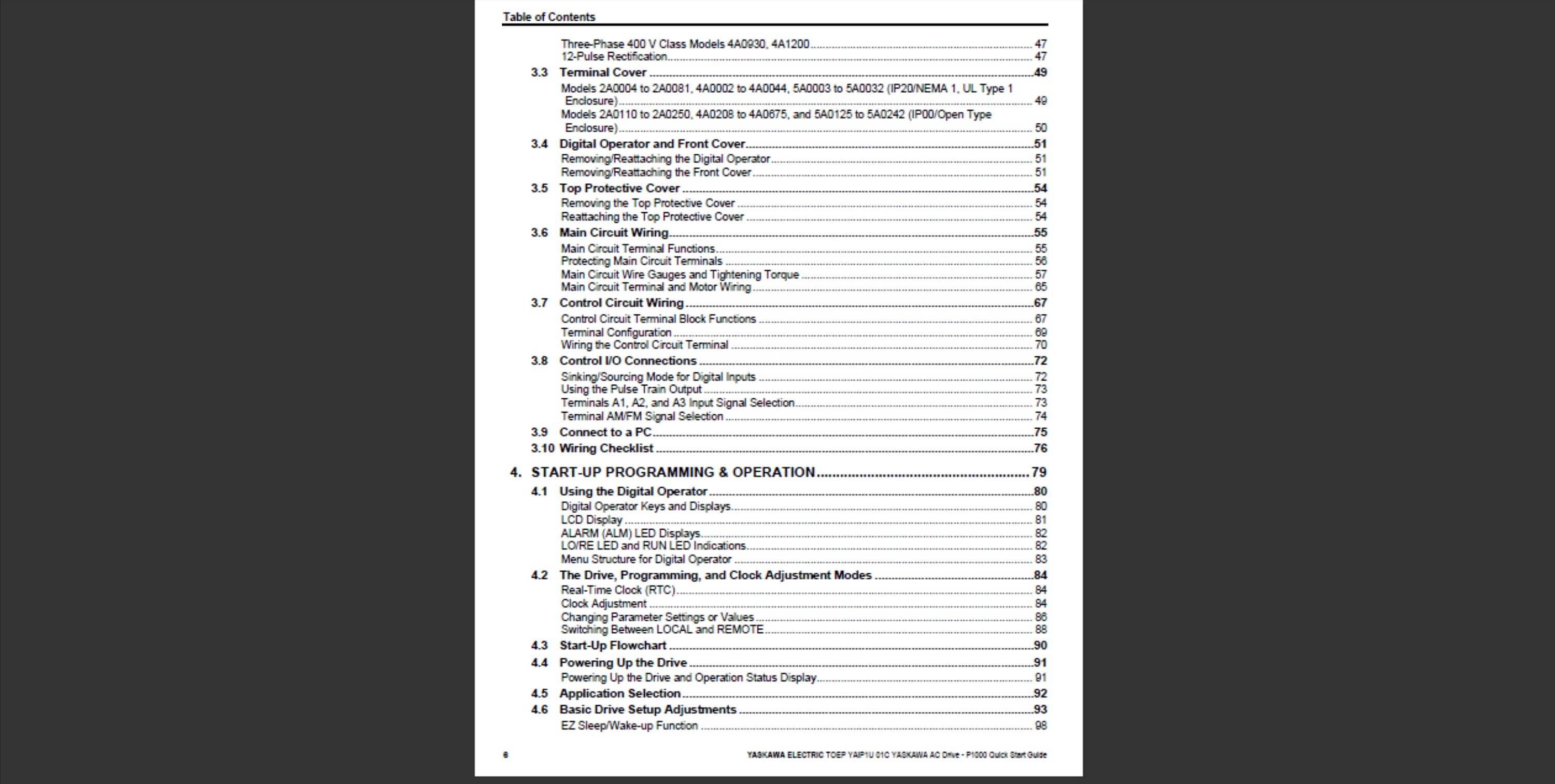 Yaskawa AC Drive P1000 Parameter List Technical Manual PDF Digital Download - Etsy