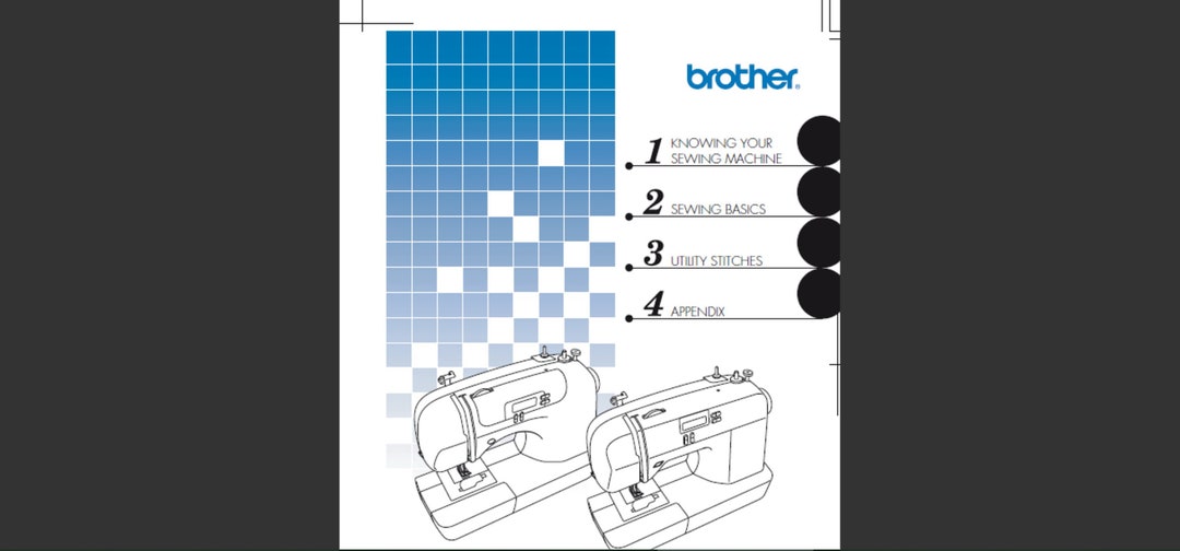 Brother CE-4000 Owners Manual PDF Digital Download - Etsy