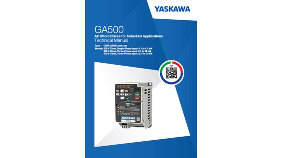 Yaskawa Ga500 Yaskawa GA800 & GA500 Lakewood Automation