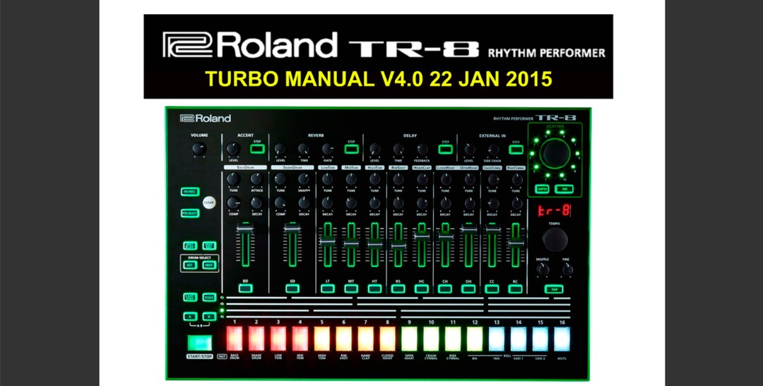 Roland TR8 Manual RHYTHM PERFORMER Owners Manual PDF Digital Download ...