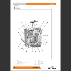Still EXU SF20 Electric Pallet Truck User Manual Pdf Digital Download ...