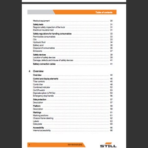 Still EXU SF20 Electric Pallet Truck User Manual Pdf Digital Download ...