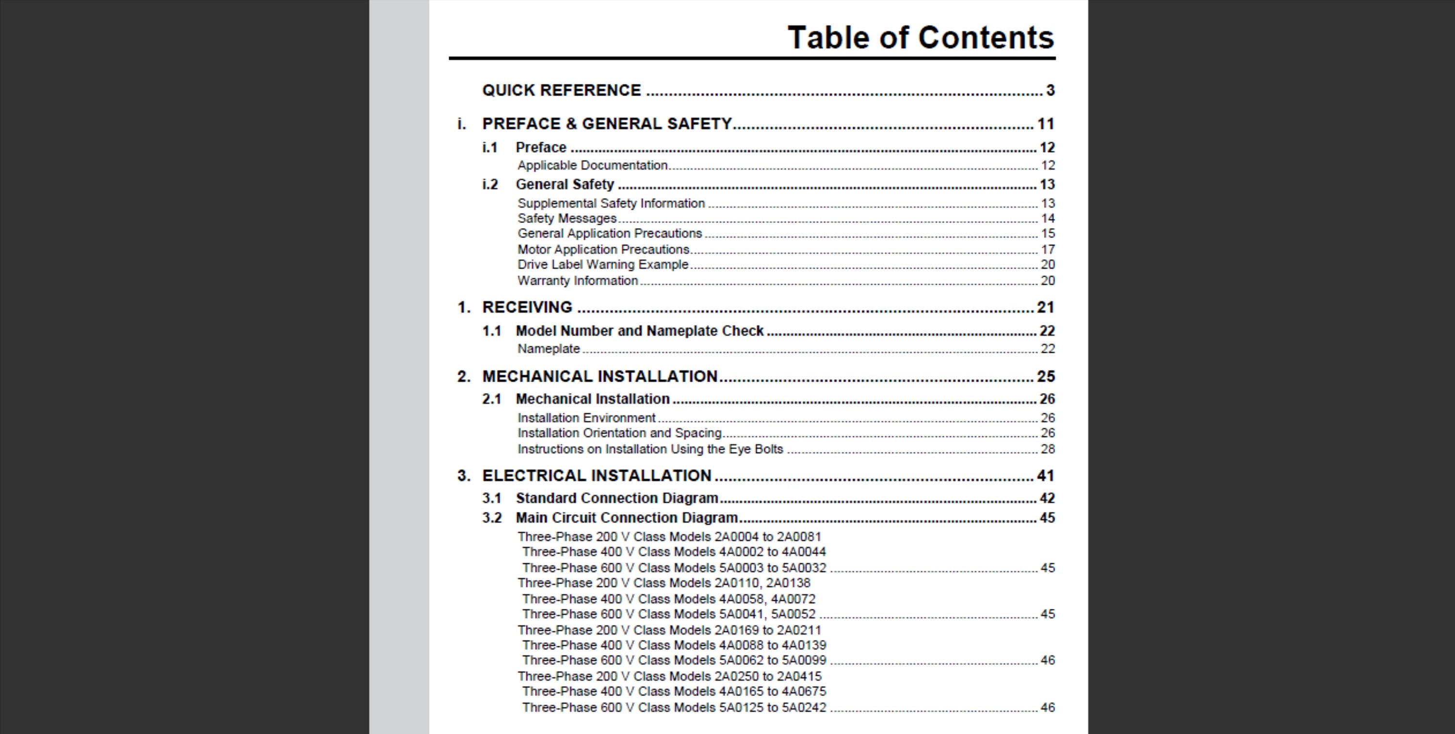 Yaskawa AC Drive P1000 Parameter List Technical Manual PDF Digital Download - Etsy