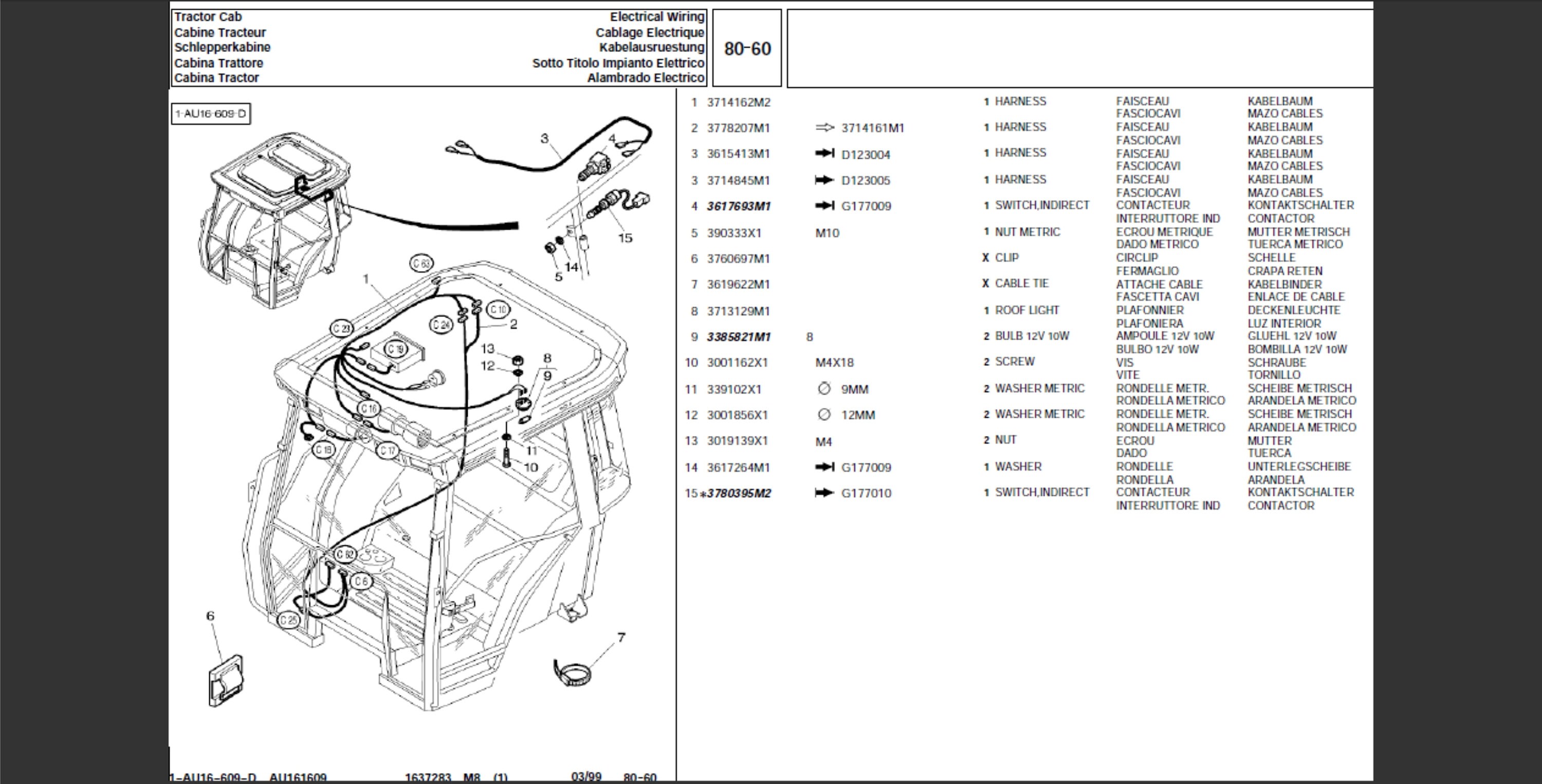 Massey Ferguson MF 8130 Catalog Parts List Manuals PDF Digital Download ...