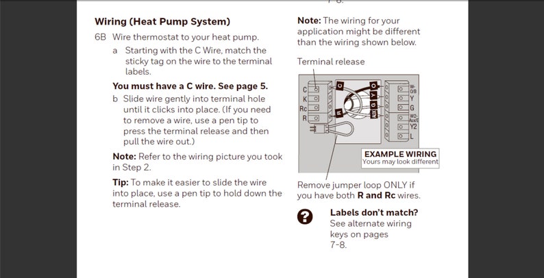 Honeywell RTH9585WF1004 and Honeywell RTH9585WF1012 Smart Series ...