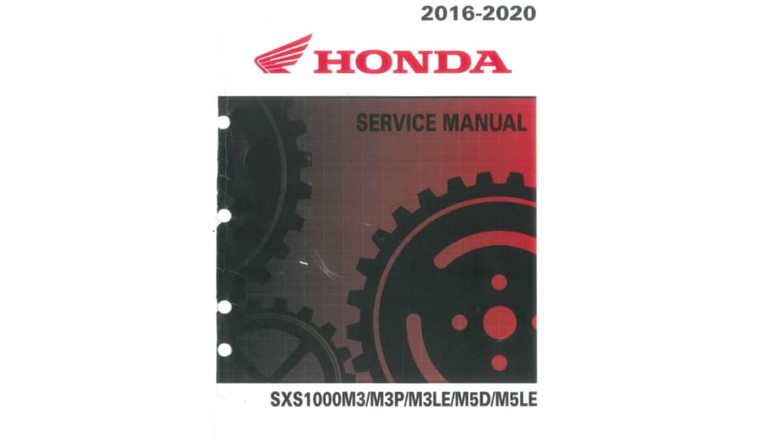 2016 2020 Honda Pioneer SXS1000M3 M3P M3LE M5D M5LE ATV Repair Workshop ...