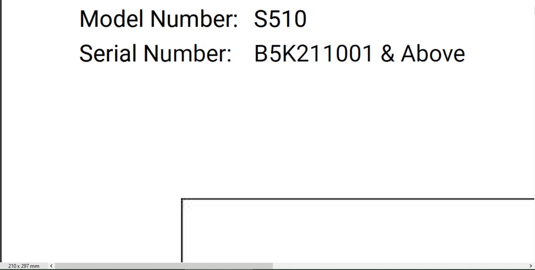 Bobcat S510 Skid-steer Loader Serial Number: B5K211001 & Above Spare ...