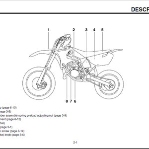 Yamaha YZ85 and Yamaha YZ85X Owners Manual PDF Digital Download - Etsy