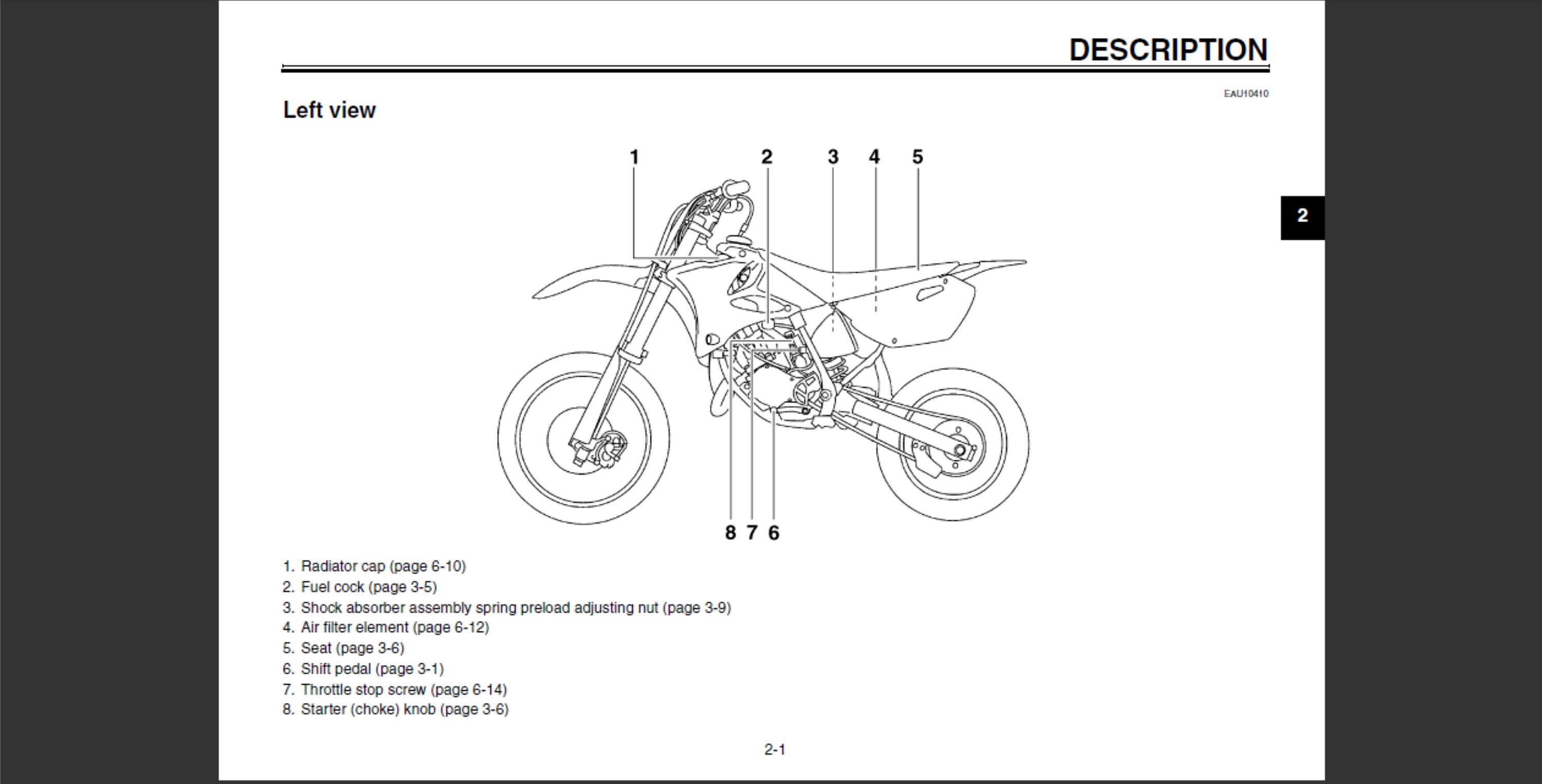 Yamaha YZ85 and Yamaha YZ85X Owners Manual PDF Digital Download - Etsy