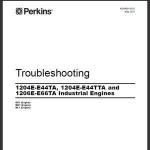 Perkins 1204E-E44TA, 1204E-E44TTA and 1206E-E66TA Industrial Engines ...