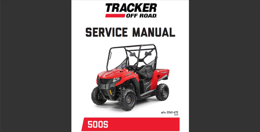2020 Tracker off Road 500S Repair Workshop Service Manual Pdf Digital ...