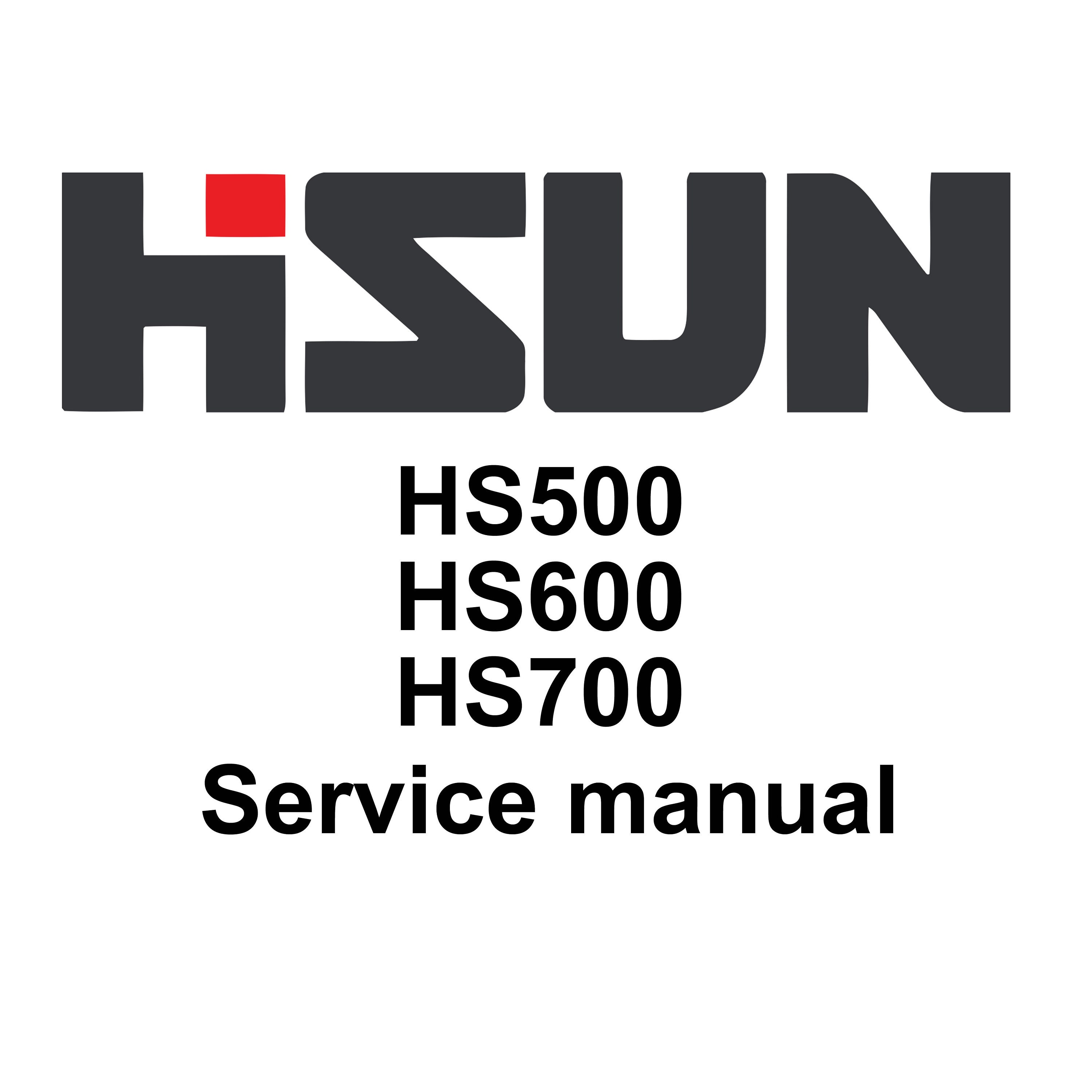 Hisun HS500 HS600 and HS700 UTV Workshop Service Manual PDF Digital Download - Etsy