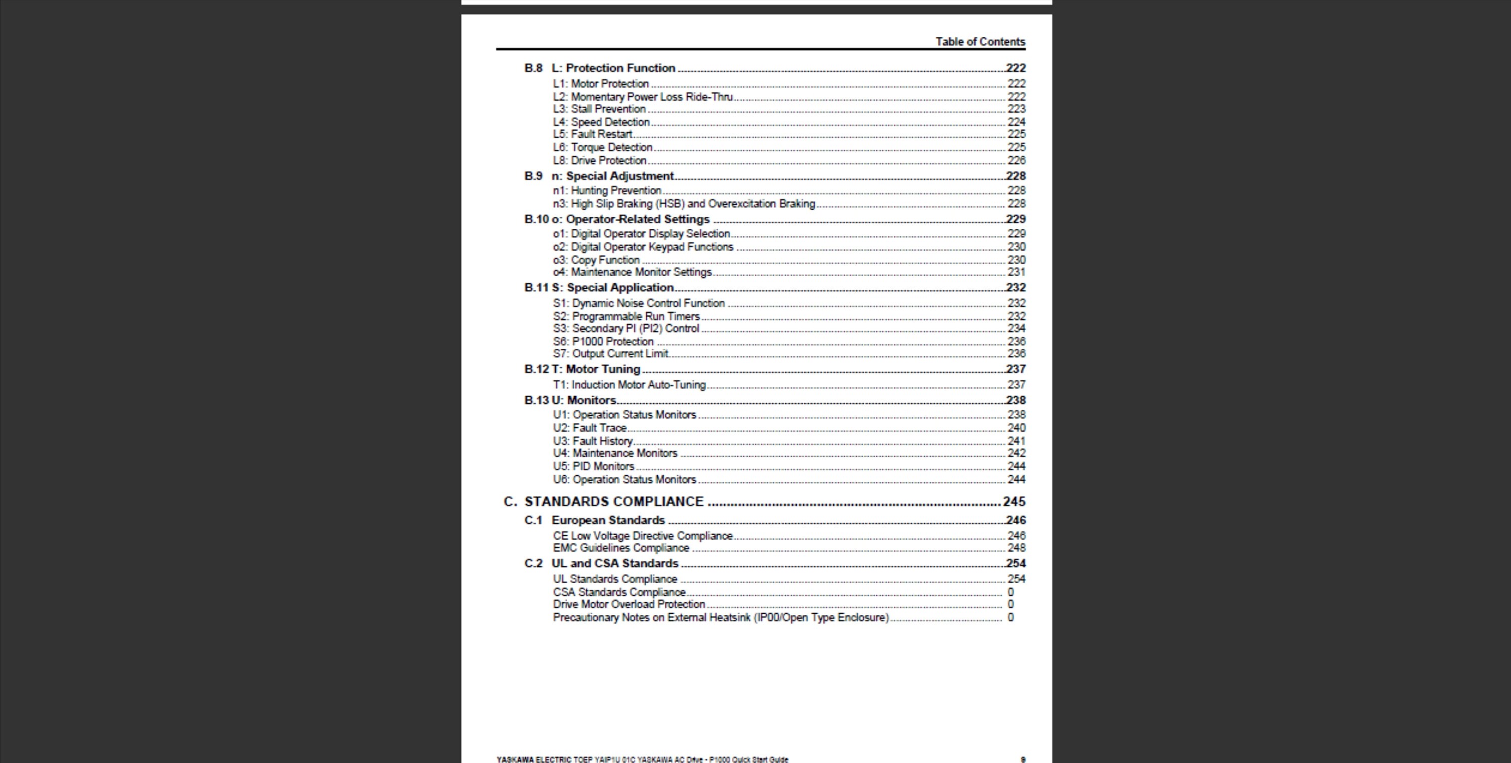 Yaskawa AC Drive P1000 Parameter List Technical Manual PDF Digital Download - Etsy