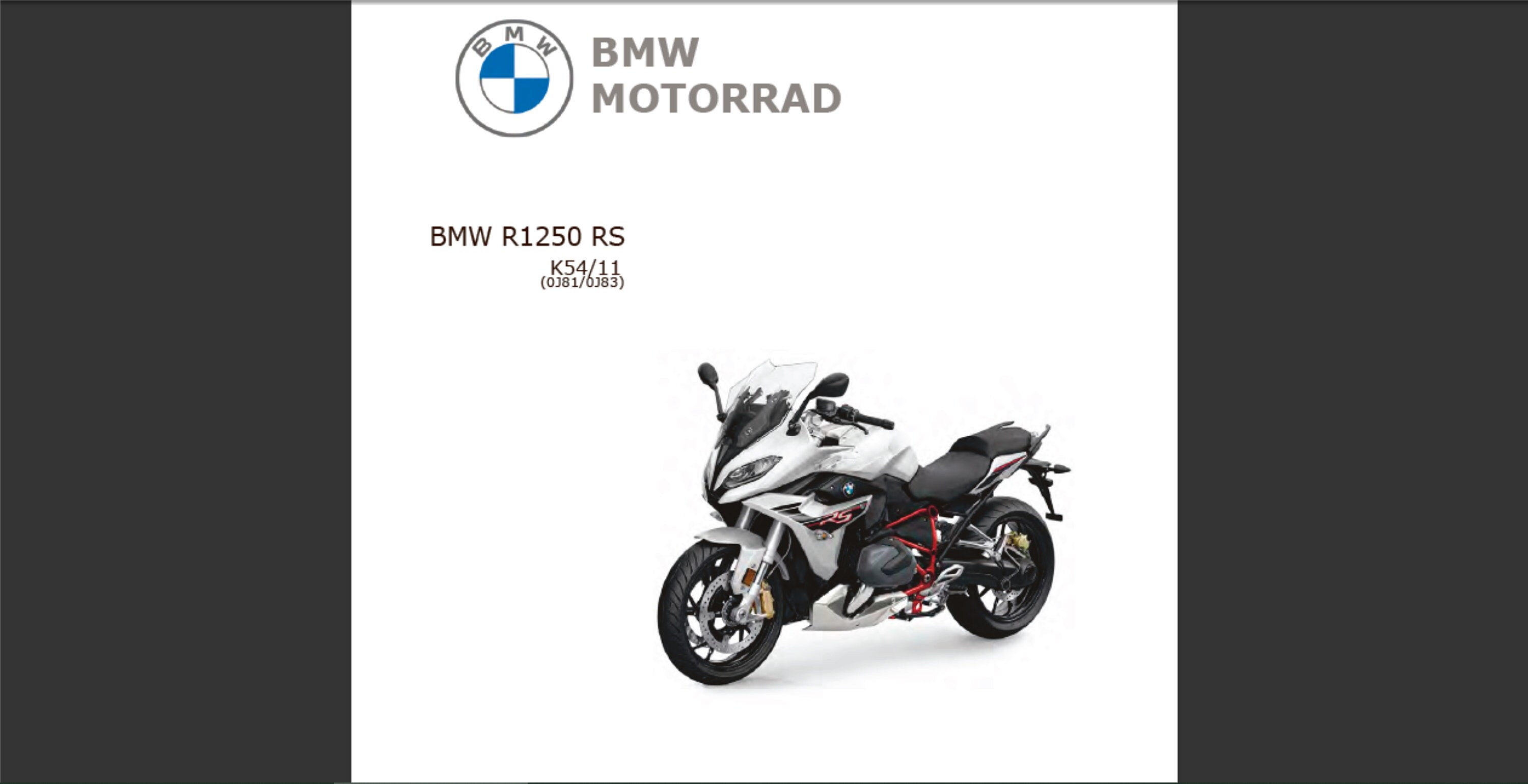 BMW R 1250 RS K54 11 Workshop Service Manual - Etsy