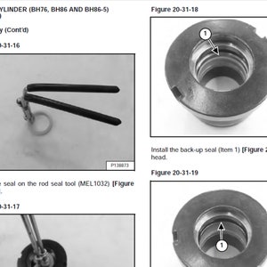 Bobcat BH66, BH76, BH86 and BH86-5 Compact Tractor Backhoe Attachment ...
