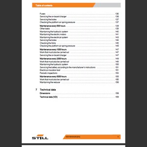 Still EXU SF20 Electric Pallet Truck User Manual Pdf Digital Download ...