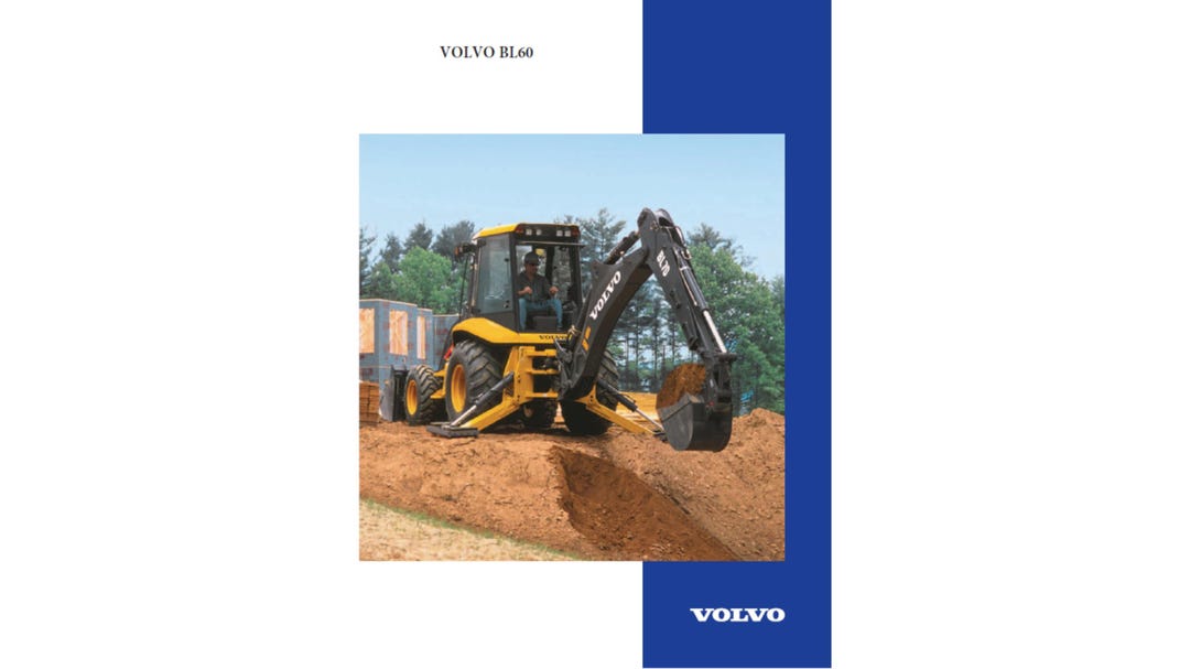 Volvo BL60 Backhoe Loader Wiring Diagrams and Repair Service Manual PDF ...
