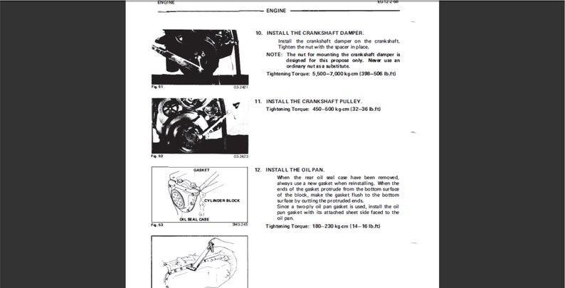 HINO H06 and H06CT Engine Service Workshop Manual Pdf Digital Download ...