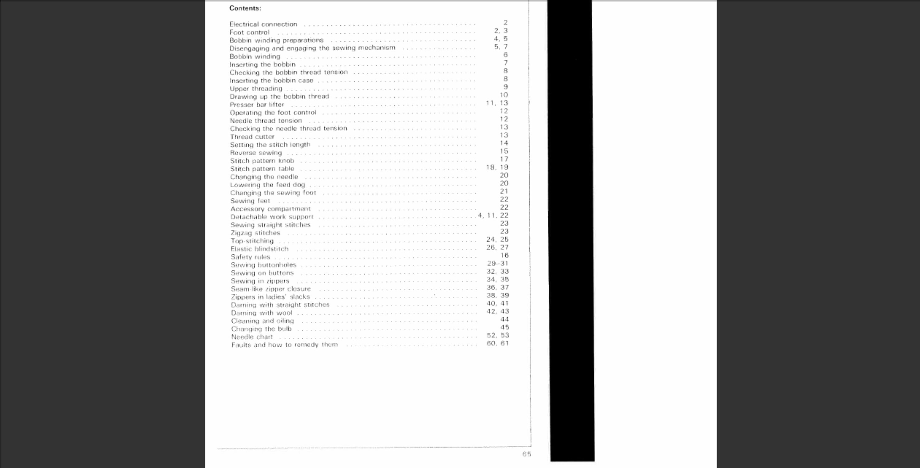 Pfaff Varimatic 6085 and Pfaff Varimatic 6087 Owners Manual PDF Digital ...