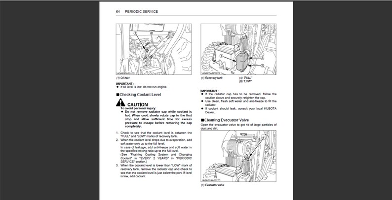 Kubota L3301 and L3901 Tractor Maintenance and Operators Manual PDF Digital Download - Etsy