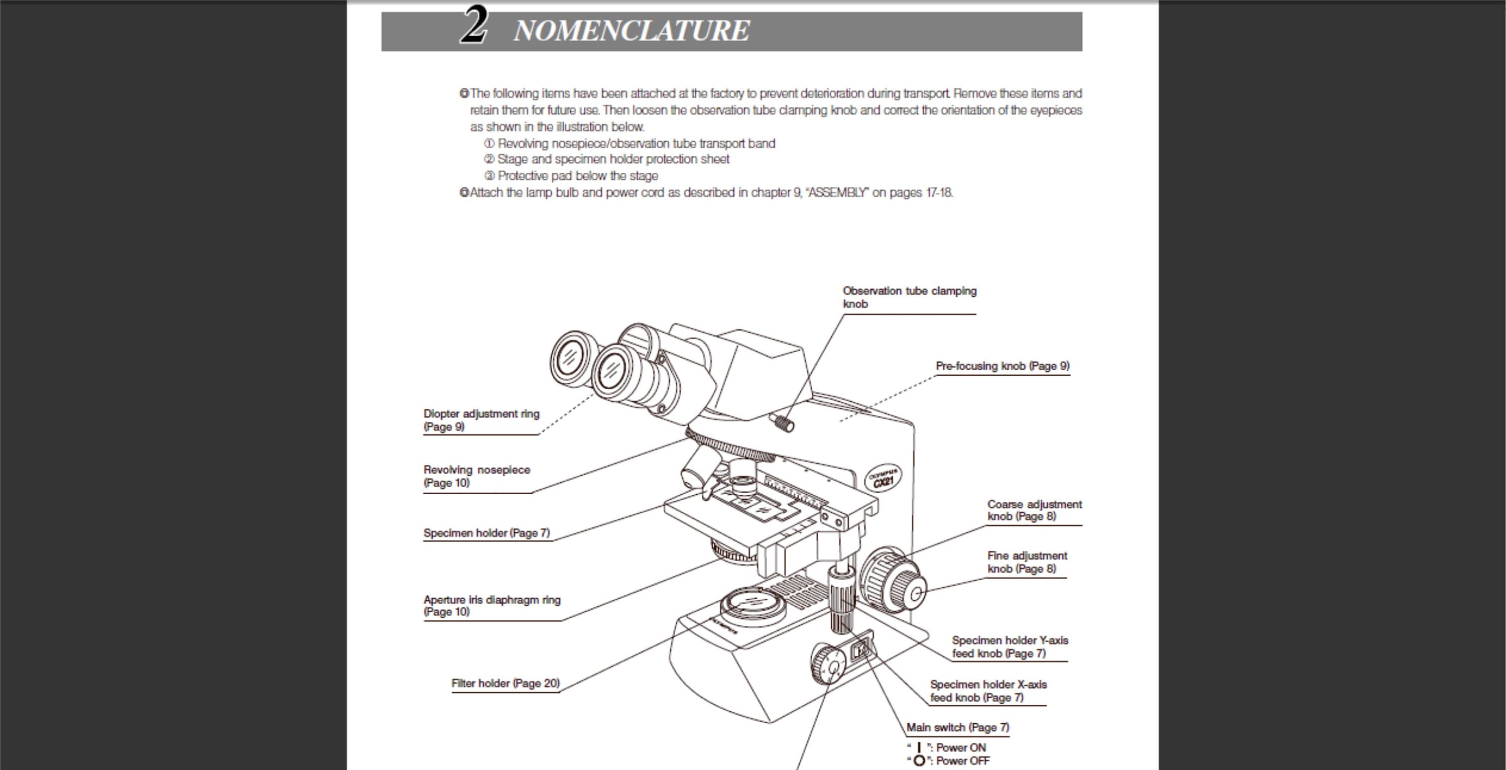 Manual del microscopio Olympus CX21 PDF descarga digital - Etsy México