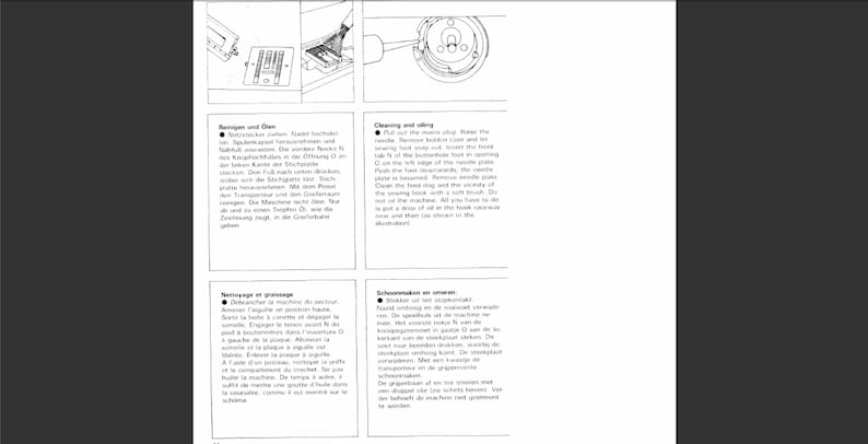 Pfaff Varimatic 6085 and Pfaff Varimatic 6087 Owners Manual - Etsy