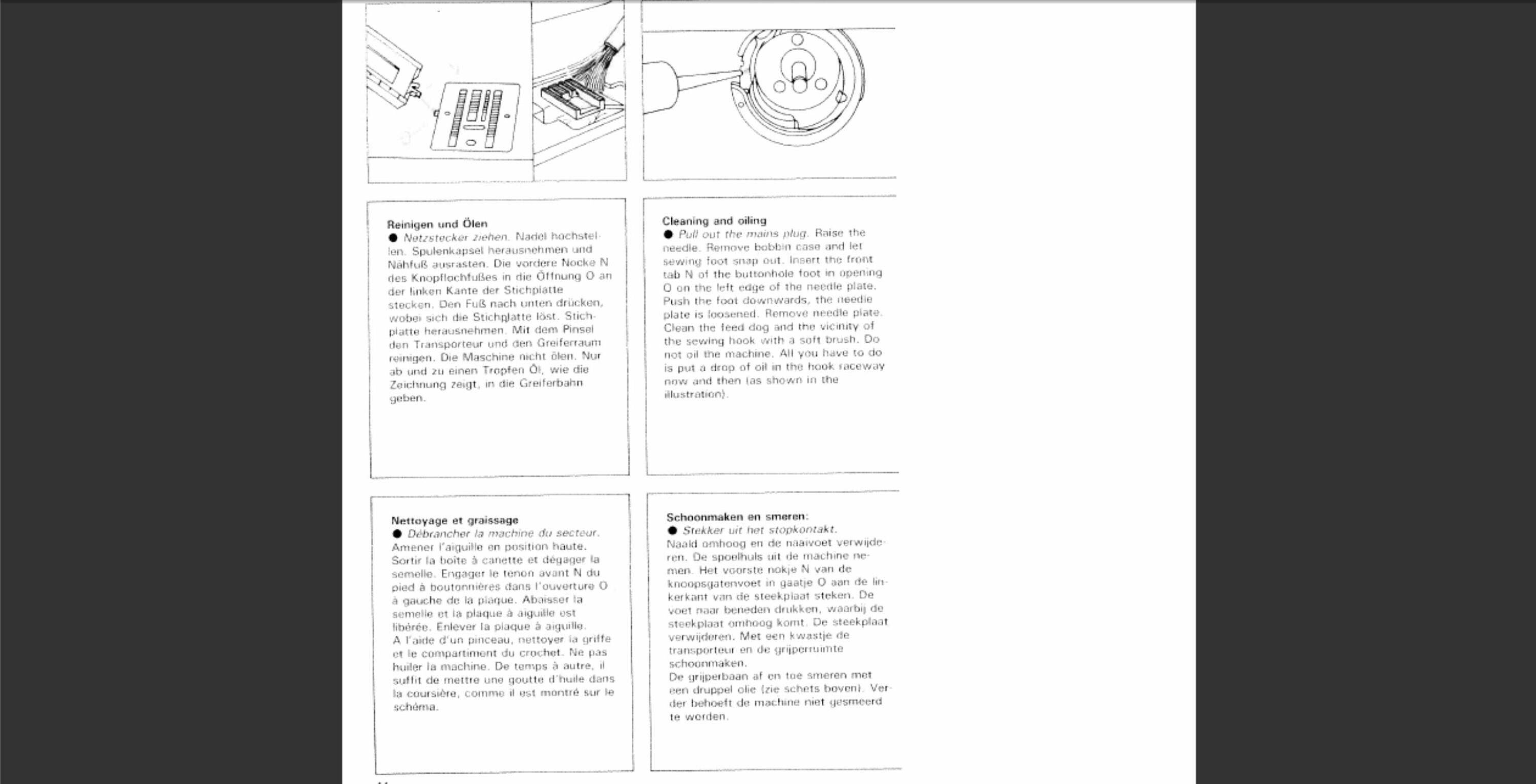 Pfaff Varimatic 6085 and Pfaff Varimatic 6087 Owners Manual PDF Digital ...