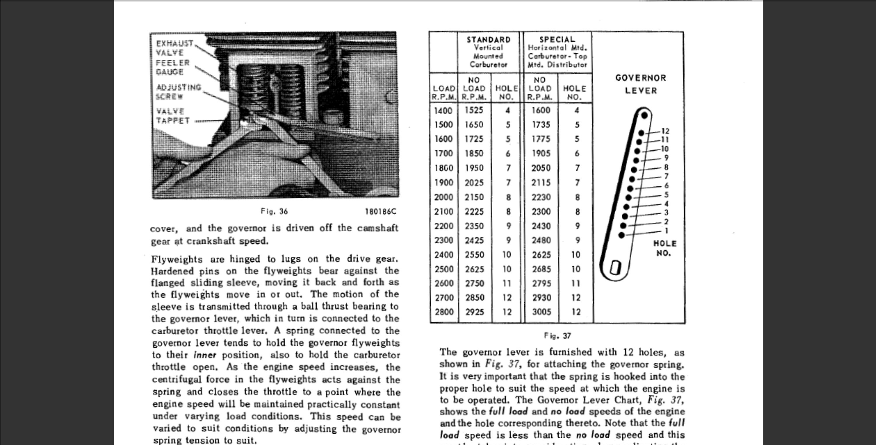 Wisconsin VH4 and VH4D Engines Instructions Book and Parts List Manual ...