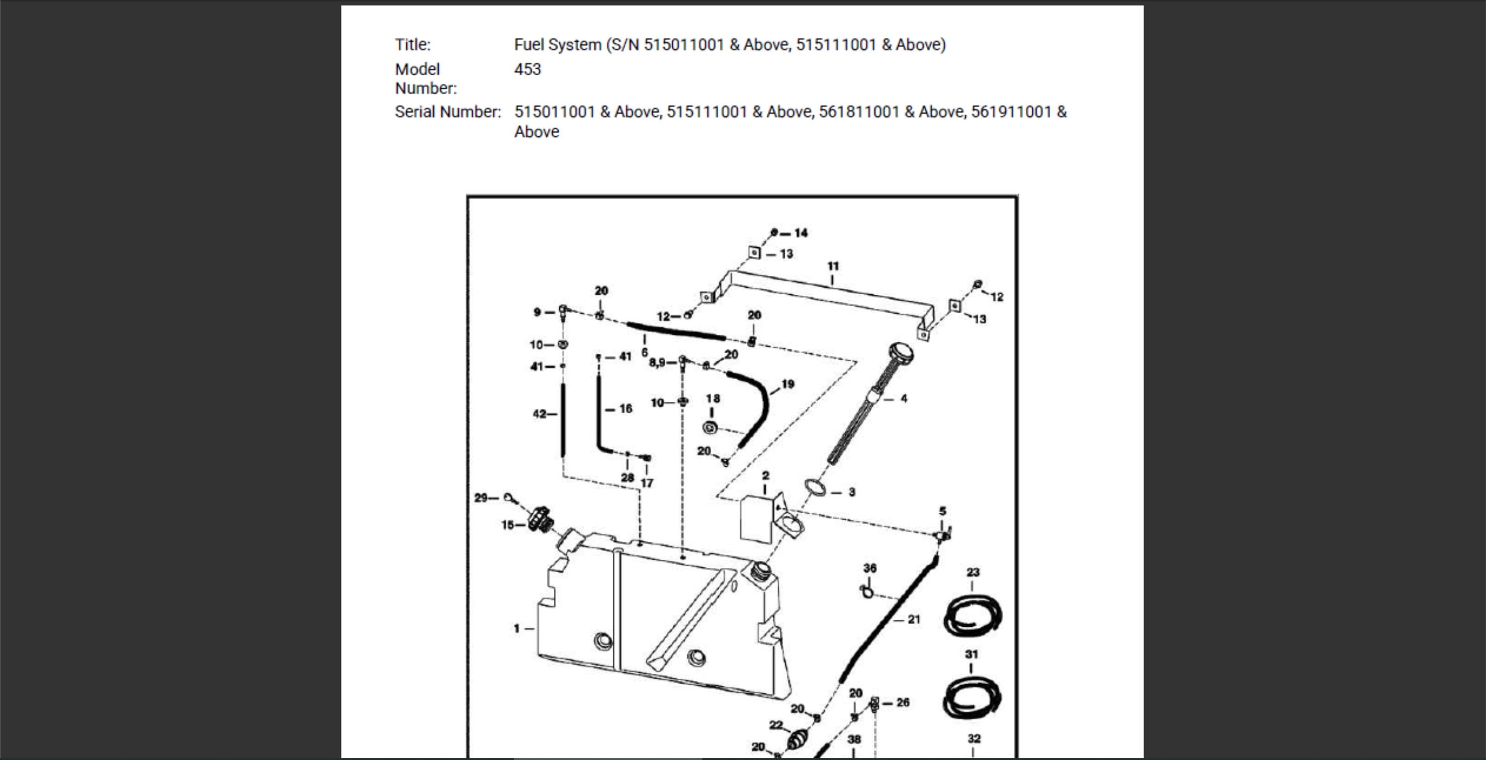 Bobcat 453 Loader Spare Parts Manual Parts Catalog PDF Digital Download ...