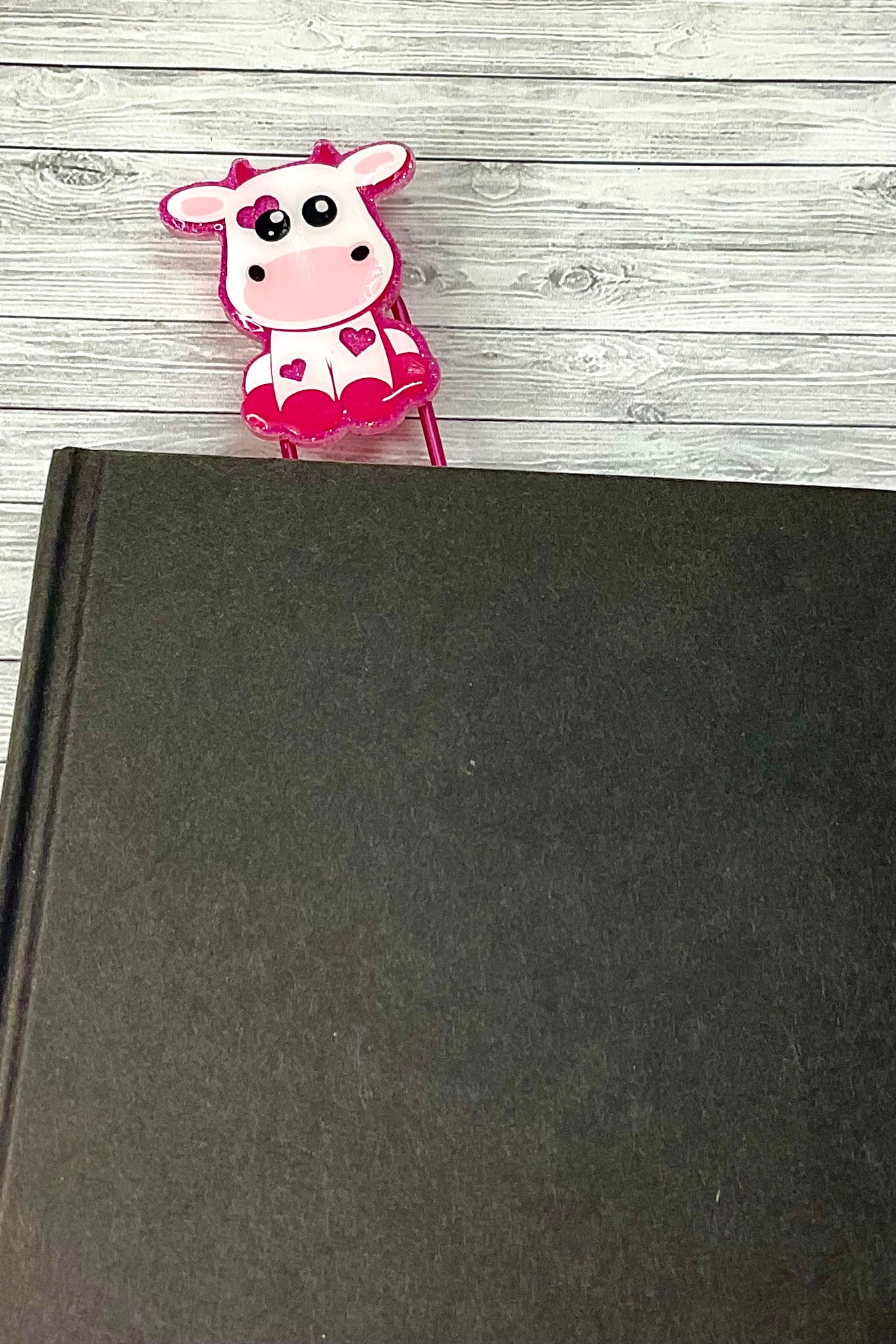 Pink Cow Planner Clip, Cute Cow Gifts for Cow Lovers, Cow Coquette ...