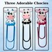 Pink Cow Planner Clip, Cute Cow Gifts for Cow Lovers, Cow Coquette ...