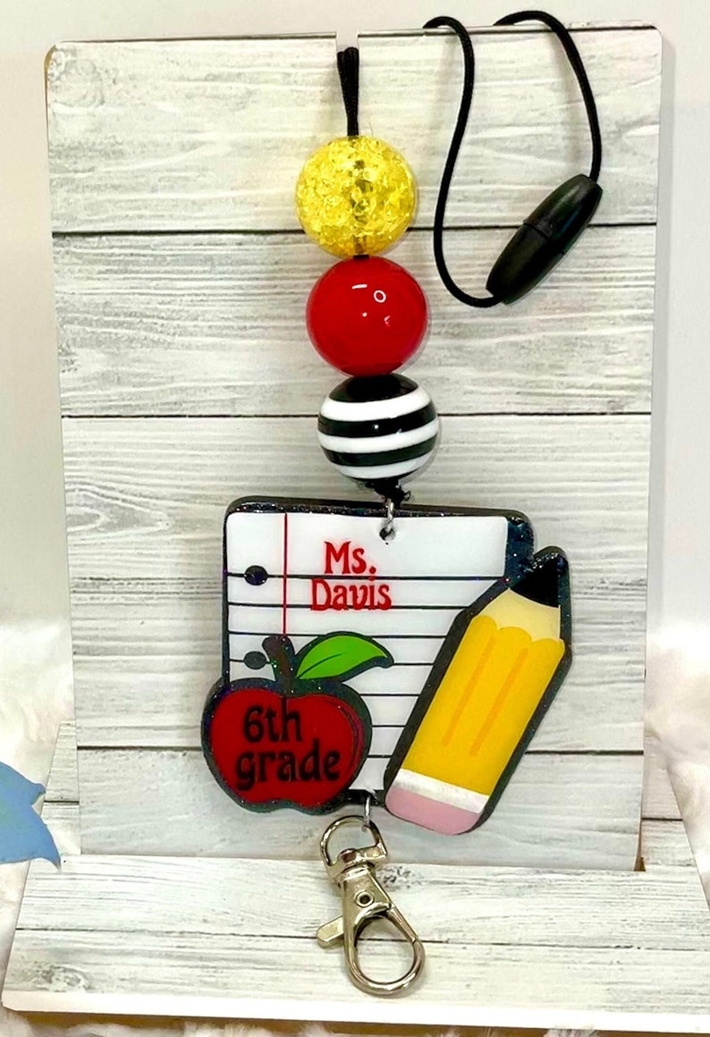 Personalized Teacher Lanyard, Custom Teacher Appreciation Gift From ...