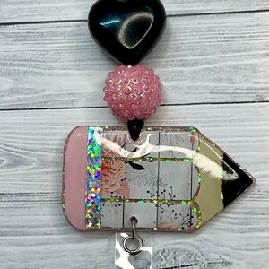 Beaded Teacher Lanyard With Name, Teacher Pencil Lanyard, Teacher ...