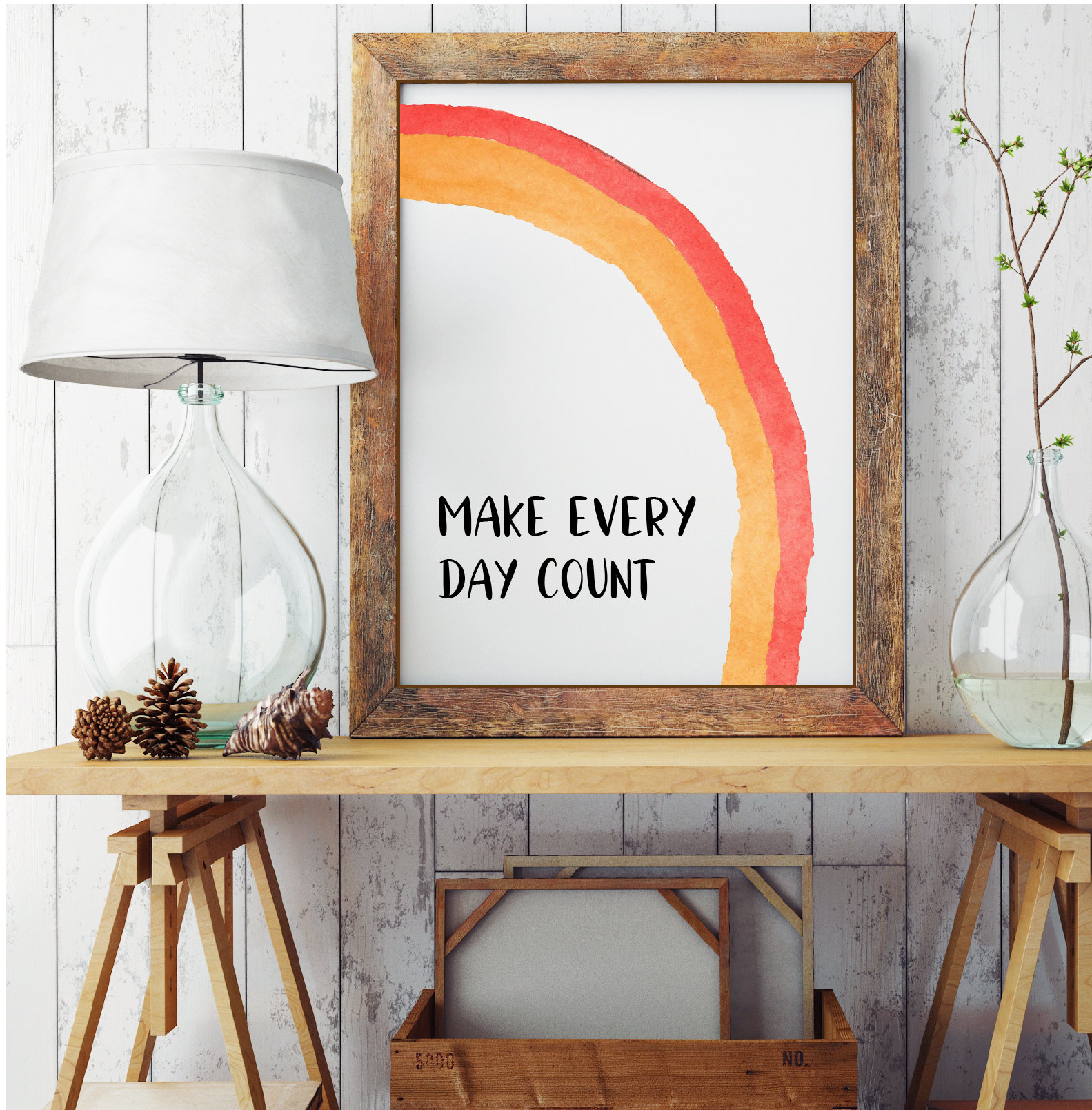 Make Every Day Count | Printable Inspirational Quote | Wall Art | Home ...