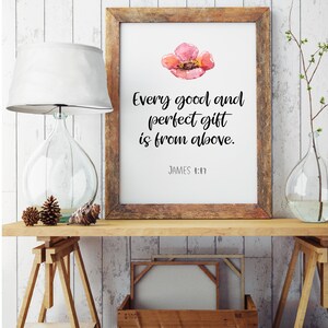 Every Good and Perfect Gift is From Above | James 1:17 | Christian Gift ...