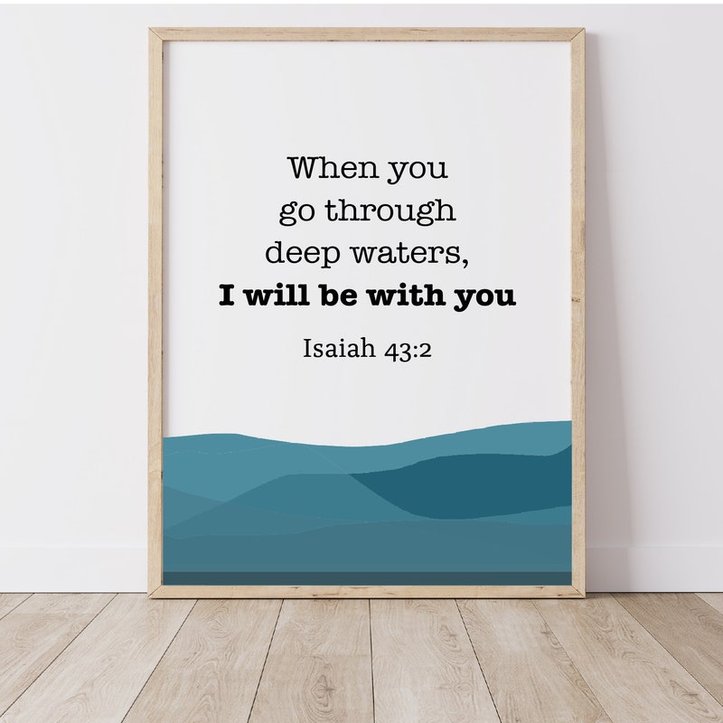 Through Deep Waters - Etsy