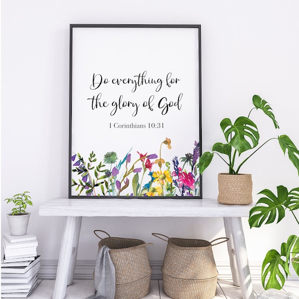 1 Corinthians 10 31 - Etsy