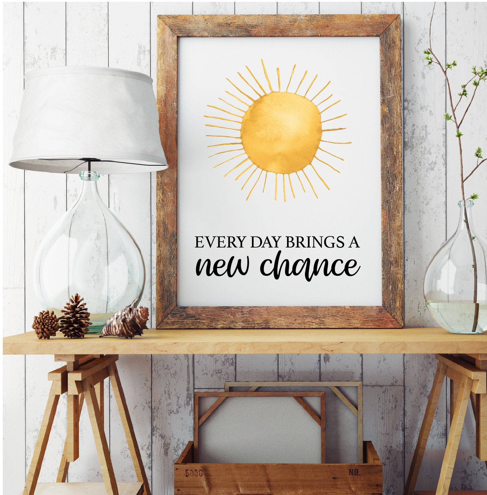 Every Day Brings a New Chance Printable Inspirational Quote - Etsy