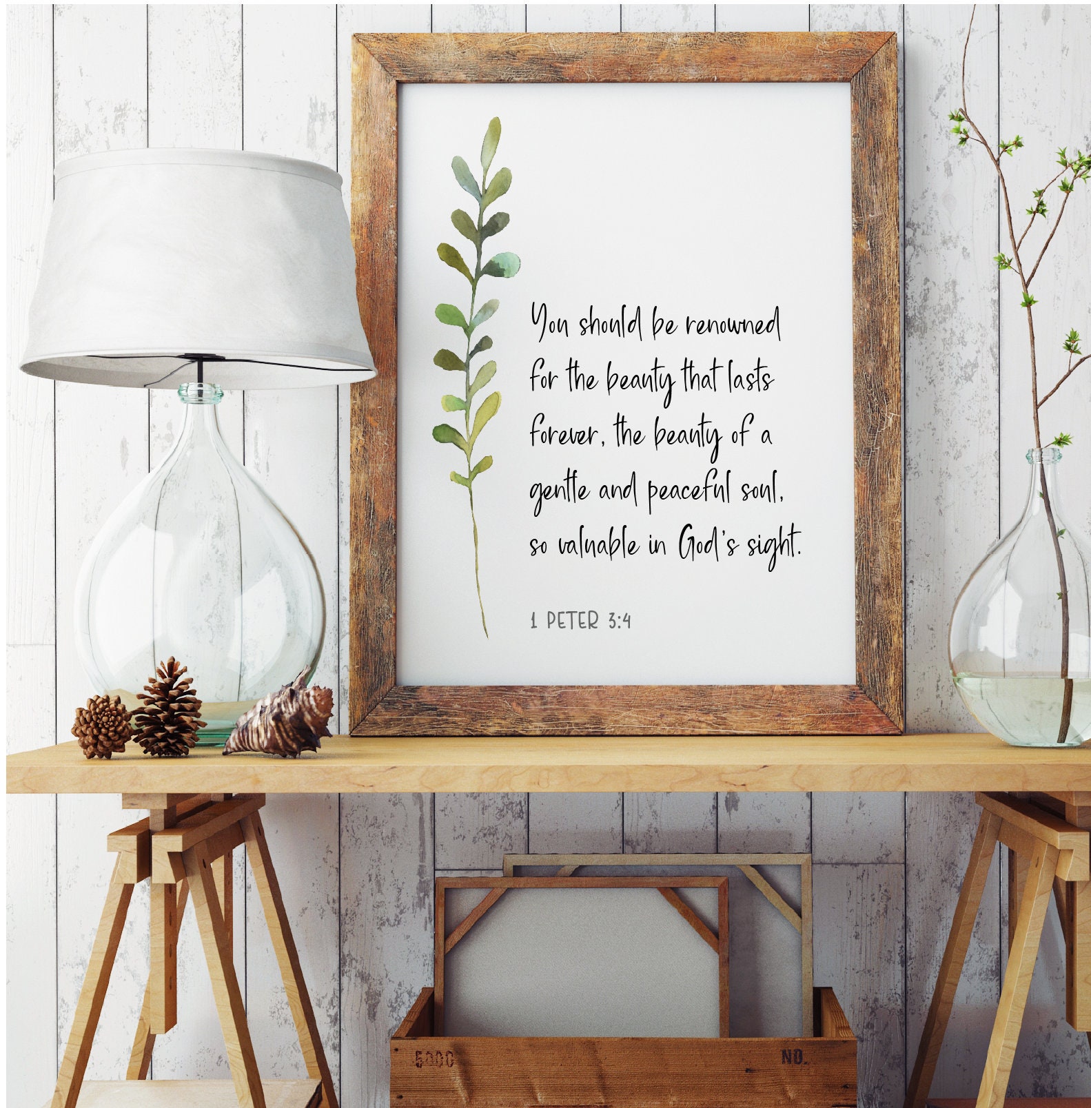 You Should Be Renowned for the Beauty | 1 Peter 3:4 | Christian Gift ...