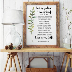 Love is Patient Love is Kind Love Never Fails | 1 Corinthians 13:4,7 ...
