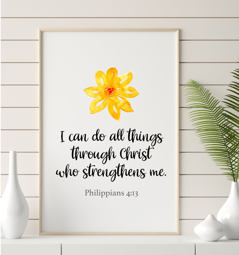 I Can Do All Things Through Christ Who Strengthens Me | Philippians 4: ...