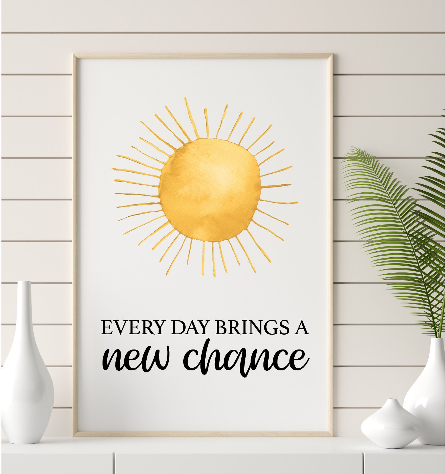 Every Day Brings a New Chance Printable Inspirational Quote - Etsy