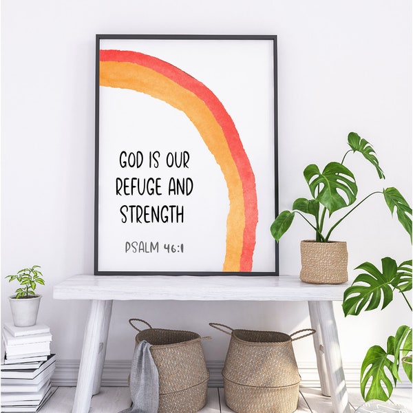 Psalm 46 1 - Etsy