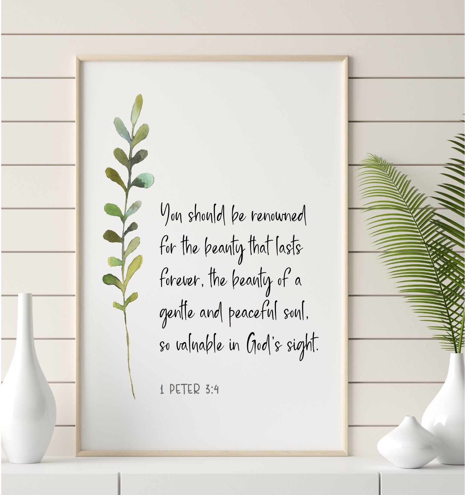 You Should Be Renowned for the Beauty | 1 Peter 3:4 | Christian Gift ...