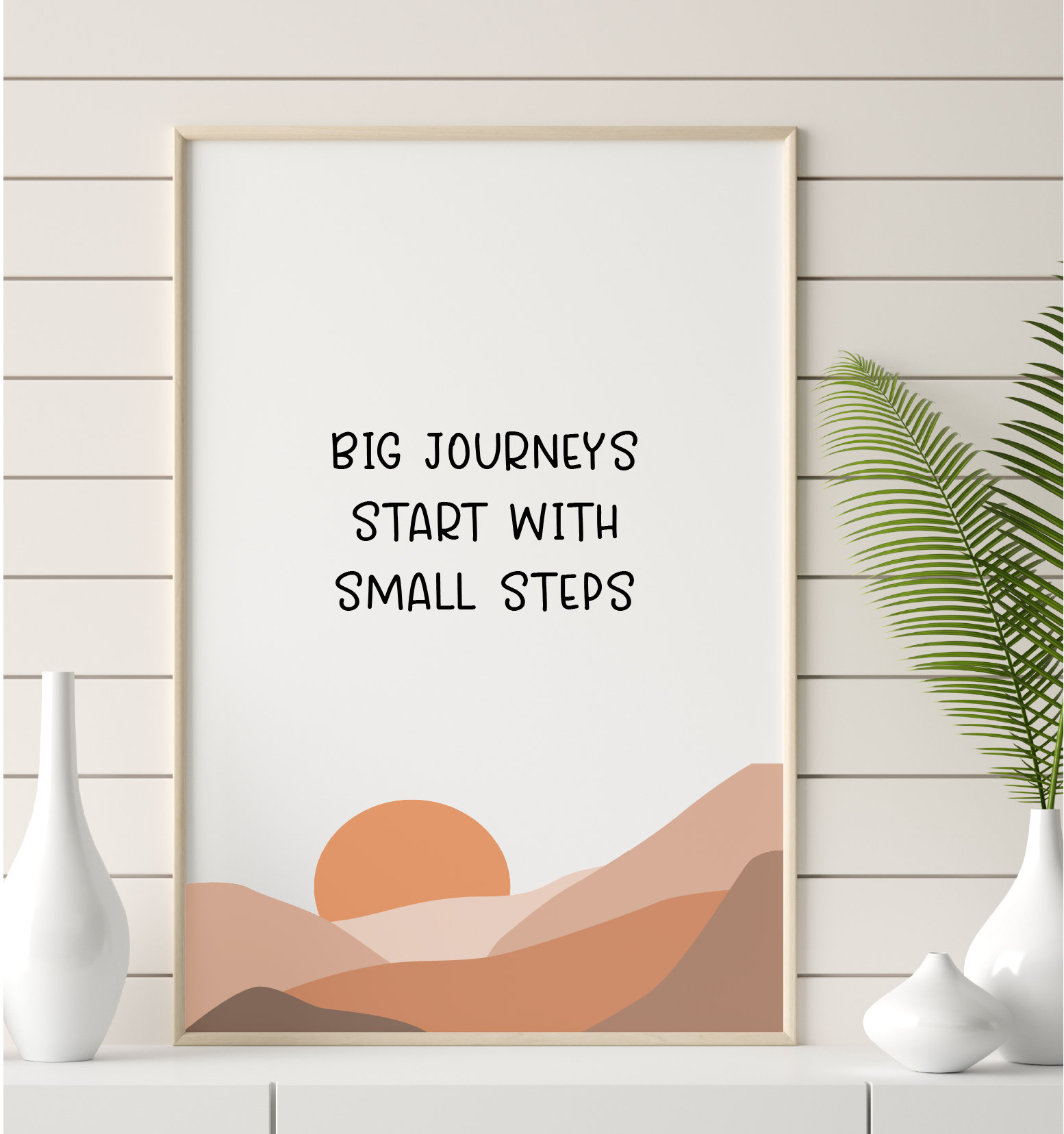 Big Journeys Start With Small Steps Printable Inspirational - Etsy