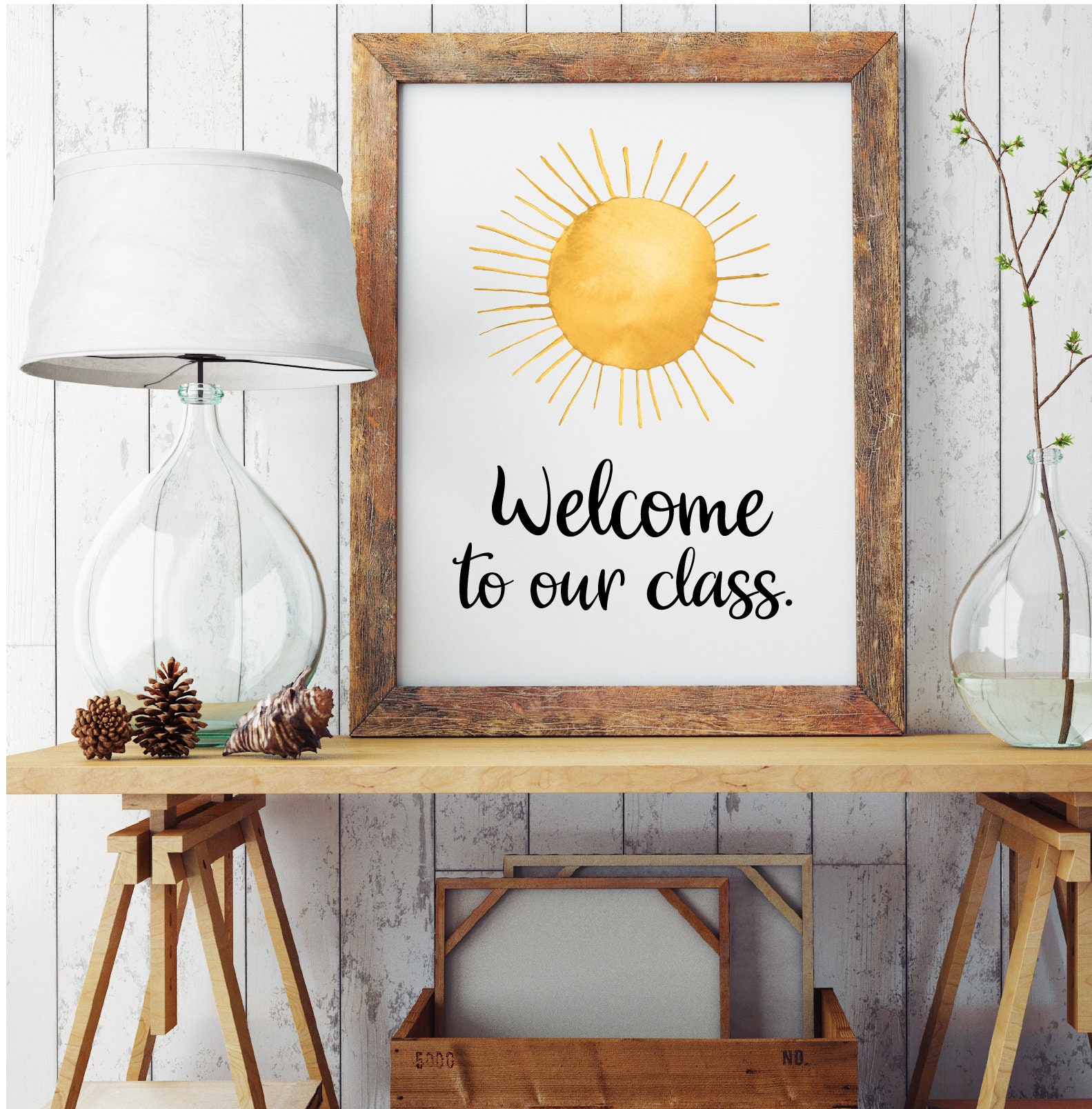 Welcome to Our Class | Classroom Art | Printable Inspirational Sign ...