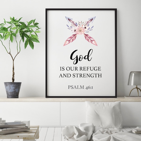 Psalm 46 1 - Etsy