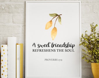 Proverbs 27 9 Png - Etsy
